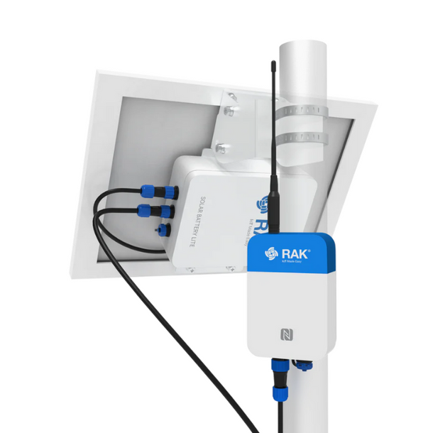 RAKwireless WisMesh Repeater System with Solar Panel + High Capacity B ...