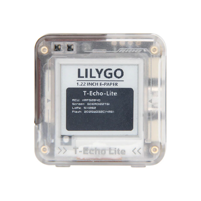LILYGO® T-Echo Lite NRF52840 E-paper LoRa Device + Ext. Antenna US915 ...