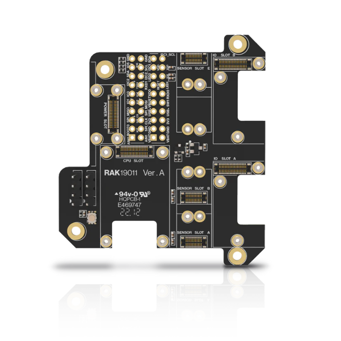 RAK WisBlock Max Dual IO Base Board with Power Slot RAK19011 PID: 1100 ...