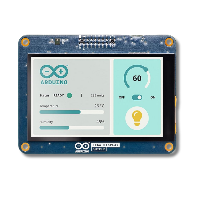 Arduino Giga Display Shield | Touchscreen for GIGA R1 | ASX00039 – Rokland