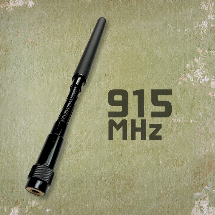 MESHTAC™ Gooseneck Tactical Antenna 4 dBi gain SMA Male 915 MHz (or 86 ...