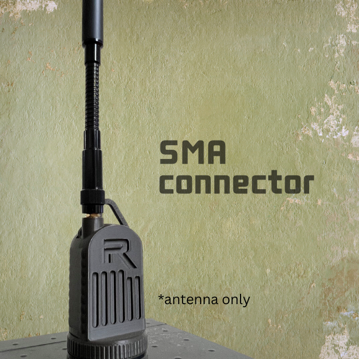 MESHTAC™ Gooseneck Tactical Antenna 4 dBi gain SMA Male 915 MHz (or 86 ...