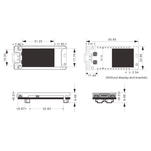 Heltec Mesh Node T114 with optional 1.14 inch TFT display (v2 version ...