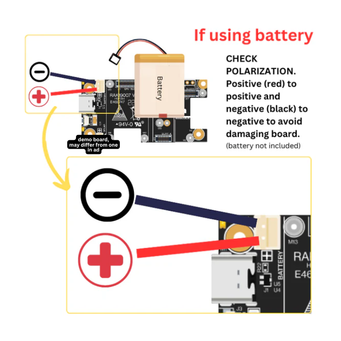 RAKwireless Mini Meshtastic Starter Kit US915 RAK19003 + 4631 SKU 1150 ...