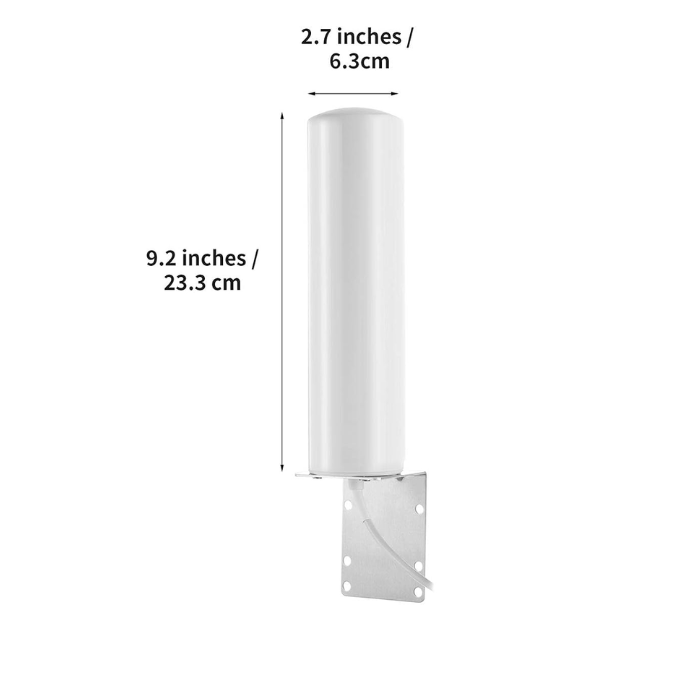 Wide Spectrum 698-2700 Mhz Frequency Cellular/WiFi Antenna w/ RP-SMA m ...